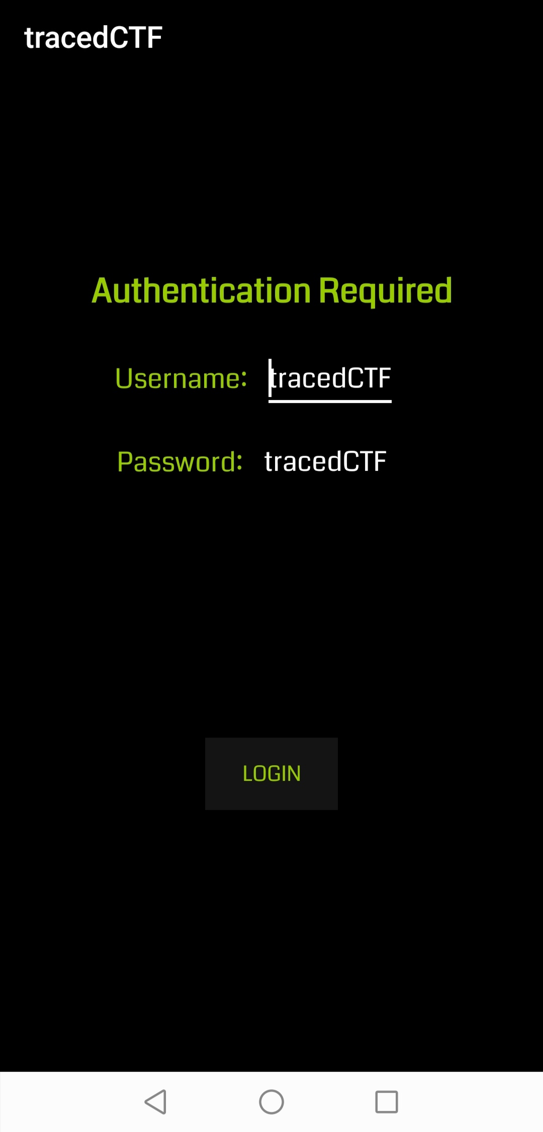Traced CTF | Trustd Mobile